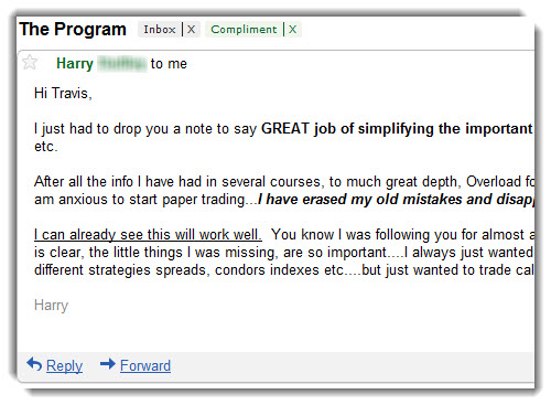 Options Trading Success Story - Harry D Options Trading Success Story - Harry D